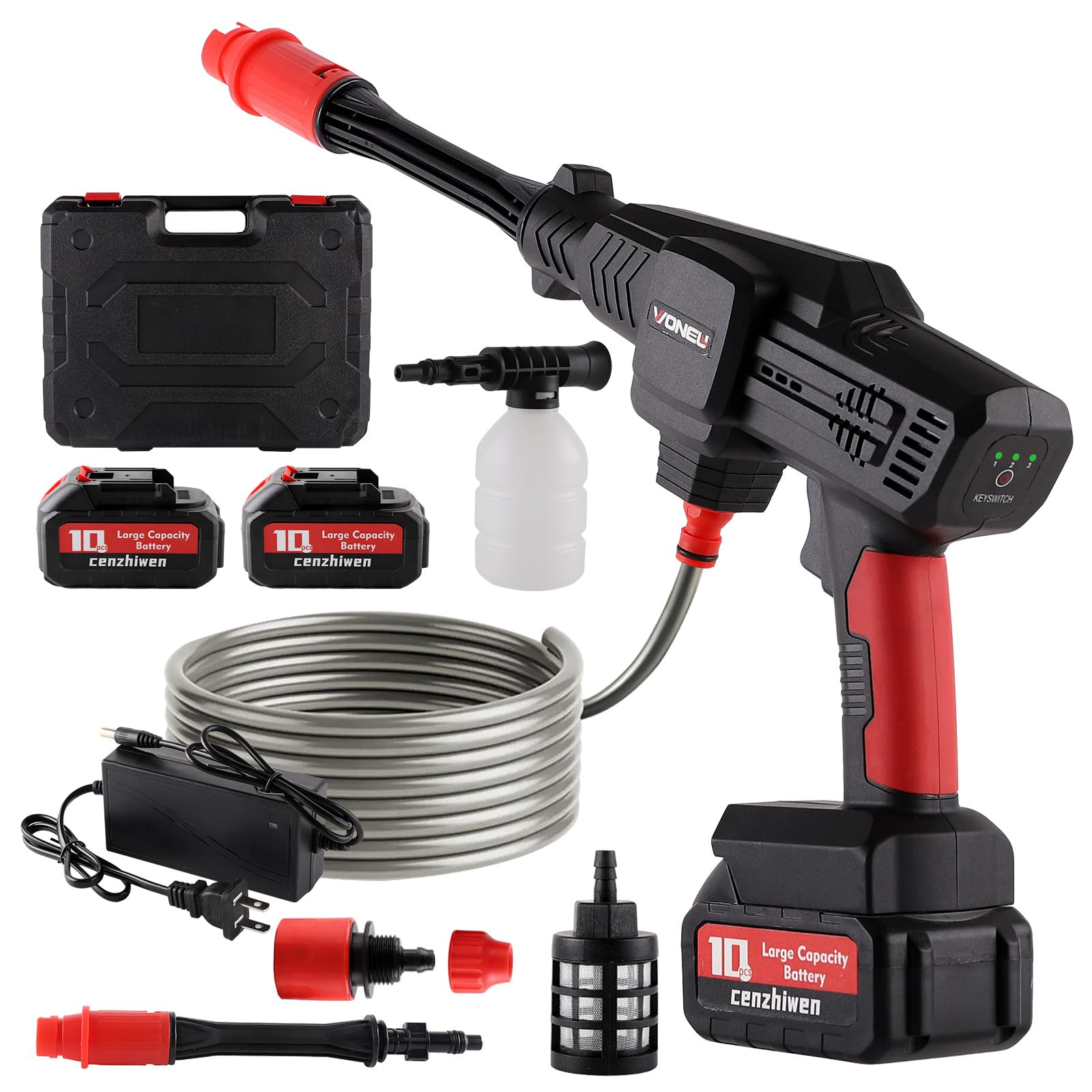 Amazon.com : Cordless Pressure Washer Portable Electric Power Washer ...