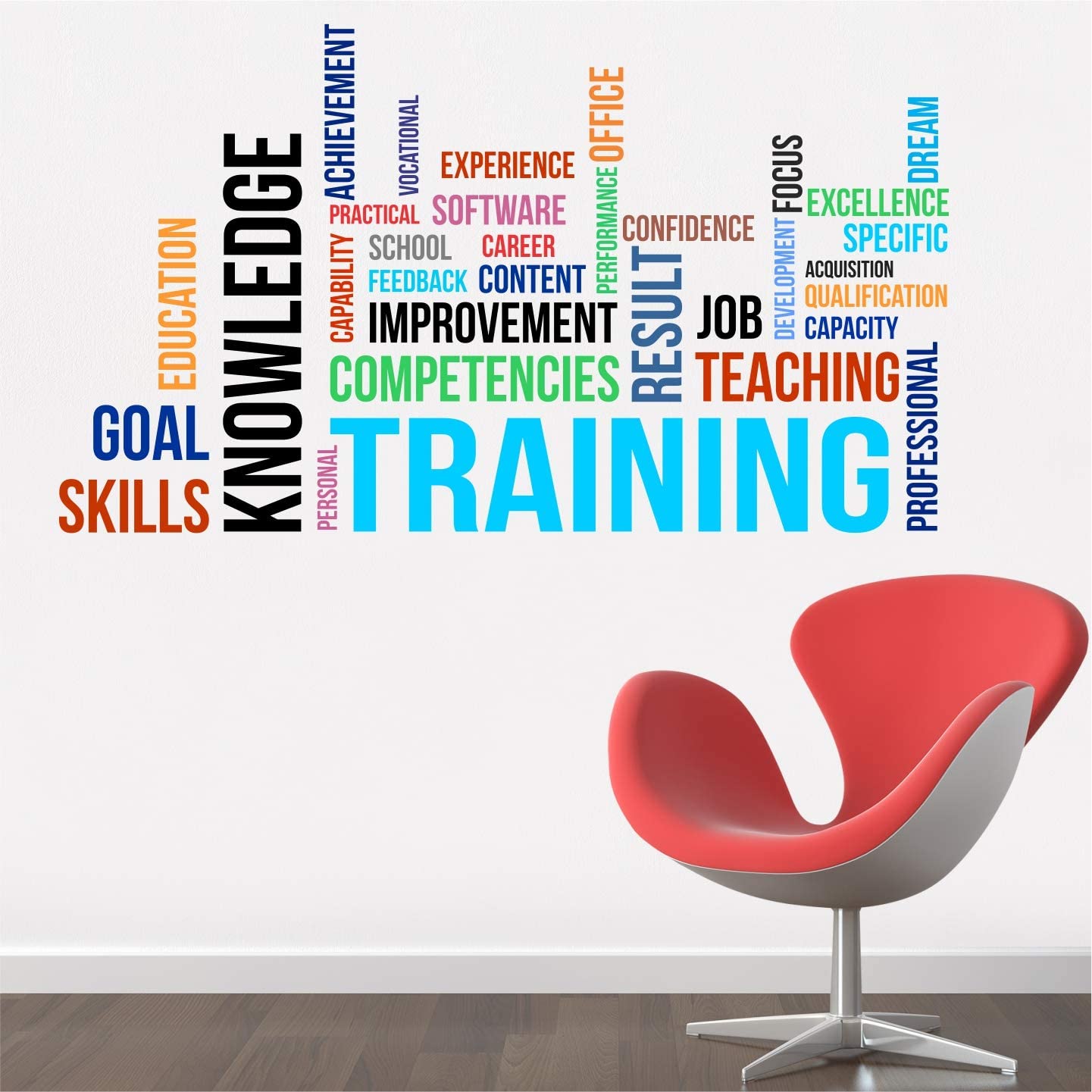 Byte Shop 'Office Inspirational Motivation Wall Sticker ' - (Multi ...