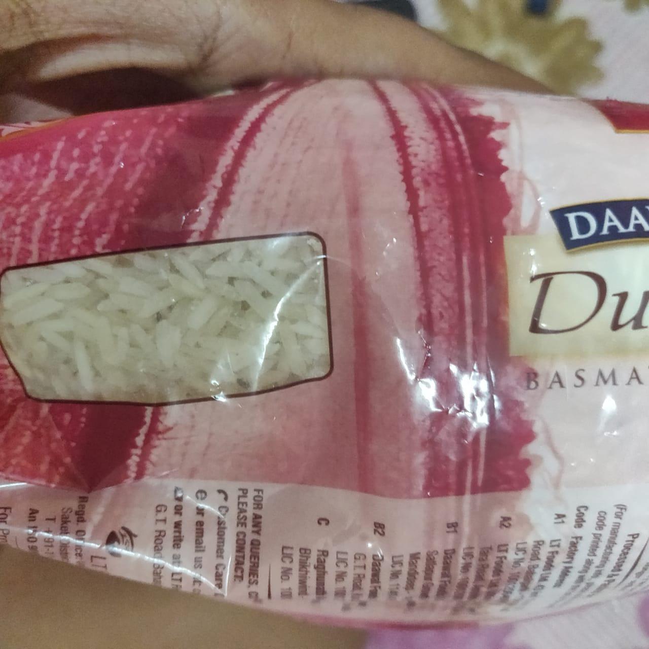 Daawat Dubar, Full Grain, Aged, Aromatic Basmati Rice(Old), 1 Kg ...