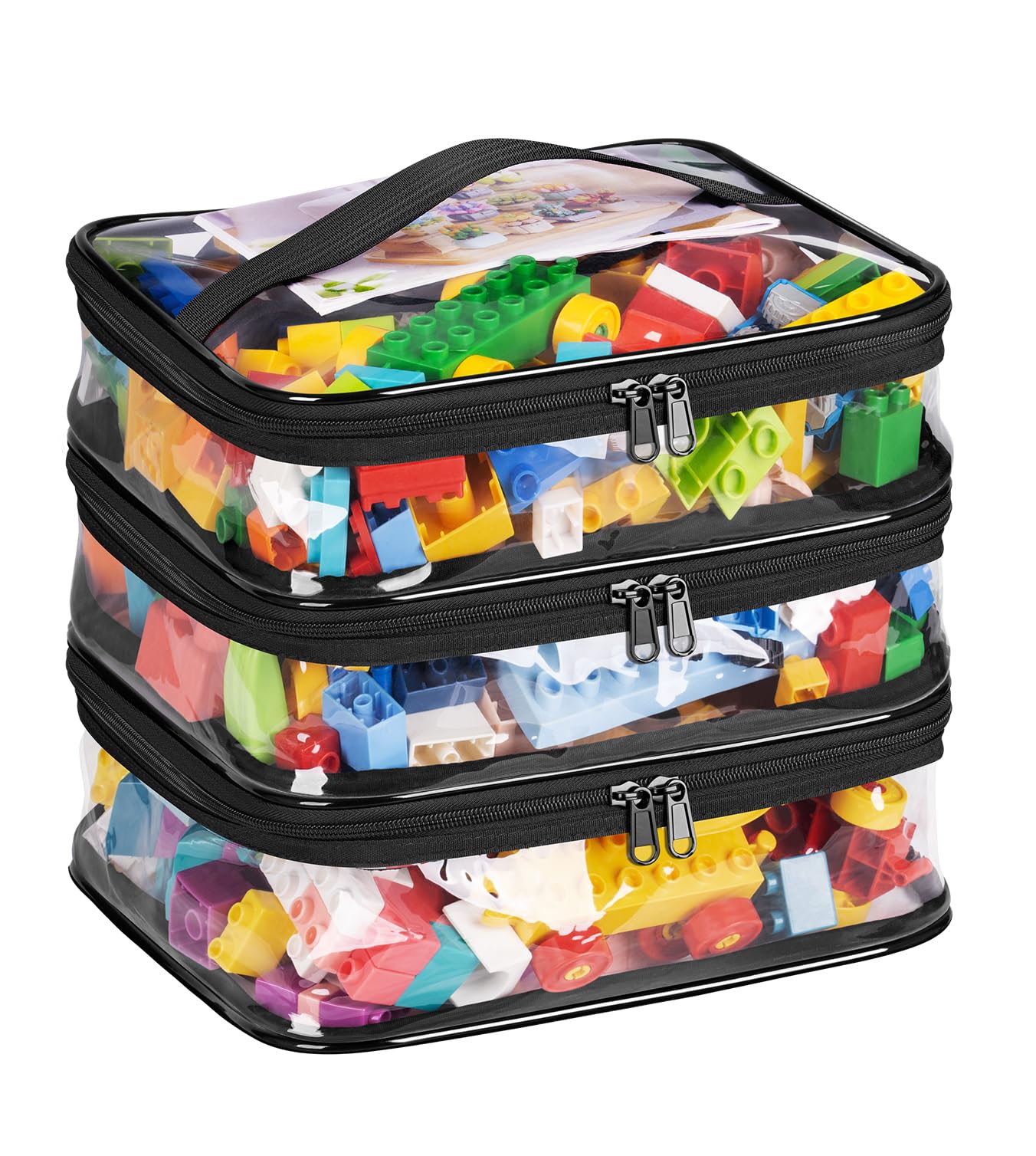Amazon.com: MISSLO 3-Layer Storage Organizer with 3 Manual Pockets ...