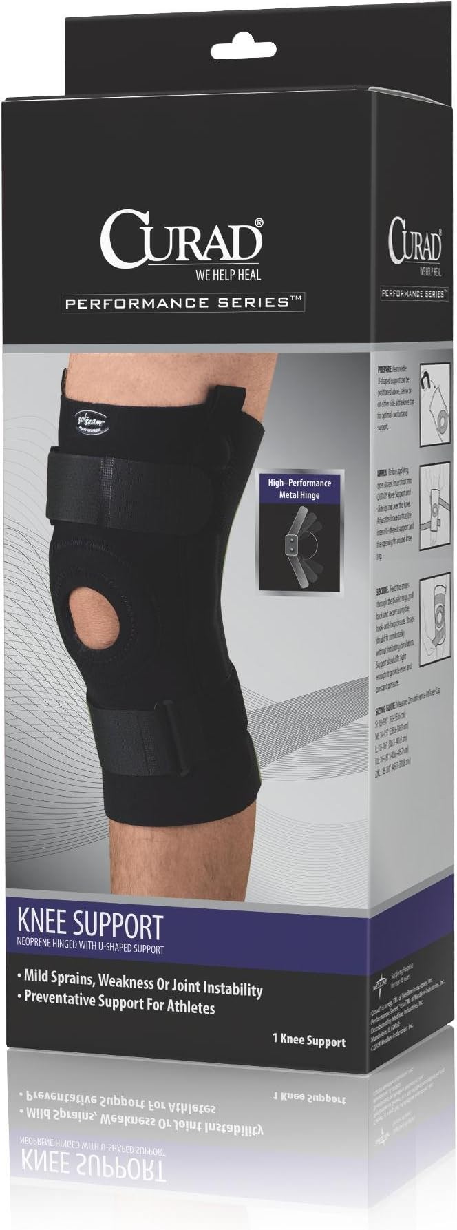 Amazon.com: Procare Reddie Knee Brace with Hinges, 3X-Large, 28" - 30-1 ...