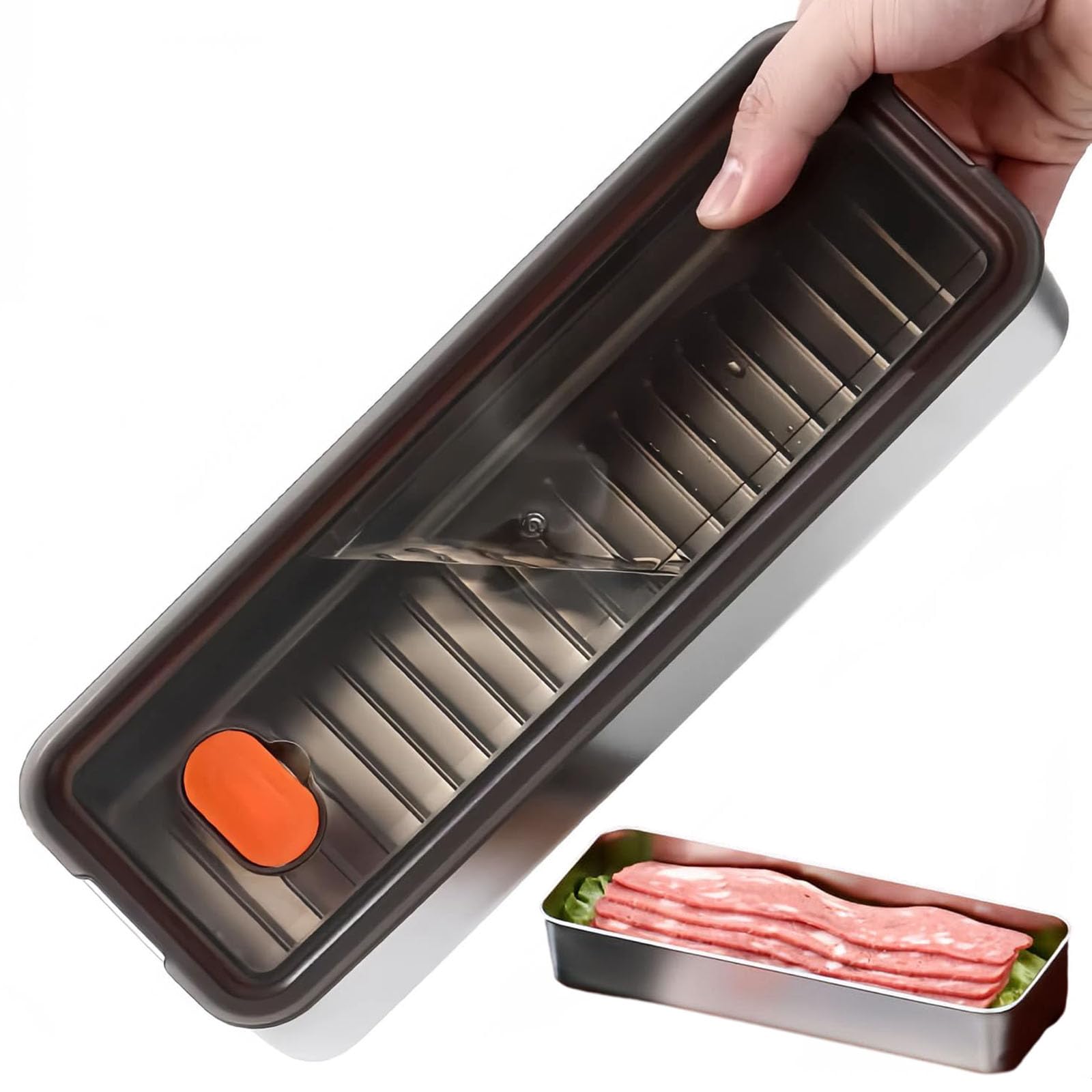 Amazon.com: Bacon Container for Refrigerator, Bacon Storage Containers ...