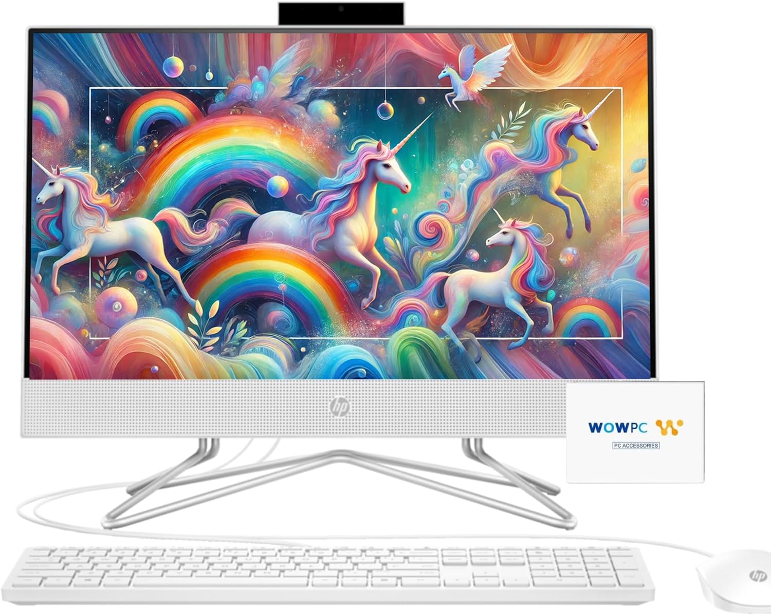 Amazon.com: HP 2024 All-in-One Desktop, 21.5" FHD, Free Microsoft ...