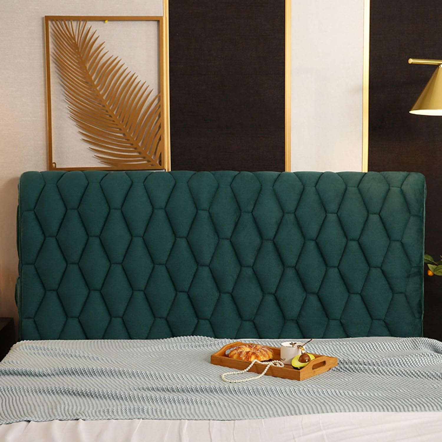 Cutfouwe All-Inclusive Headboard Cover Thickened Protector in Different ...