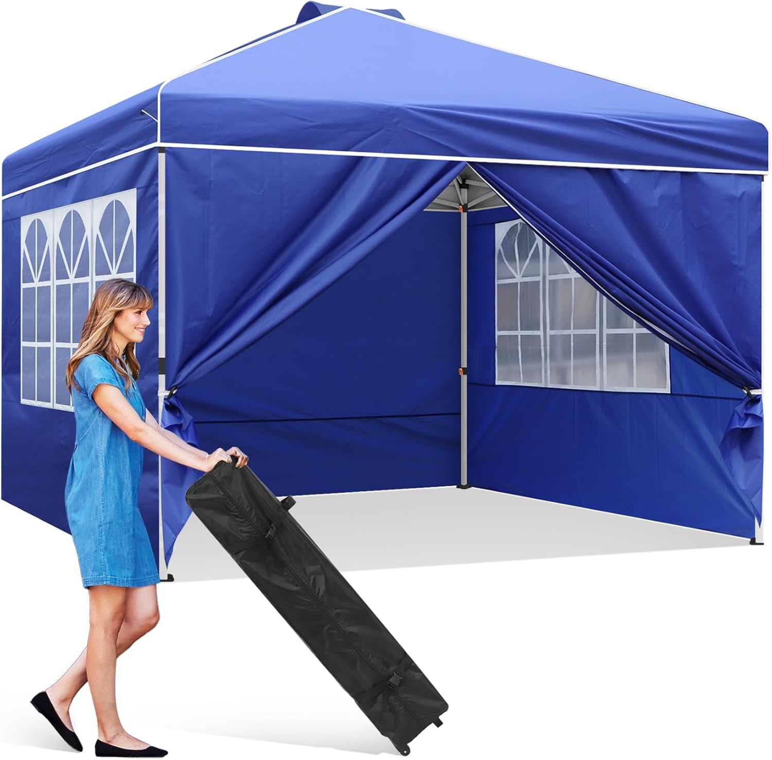 Amazon.com : Winkalon 8x8 Pop up Canopy Easy Set up Canopy with ...