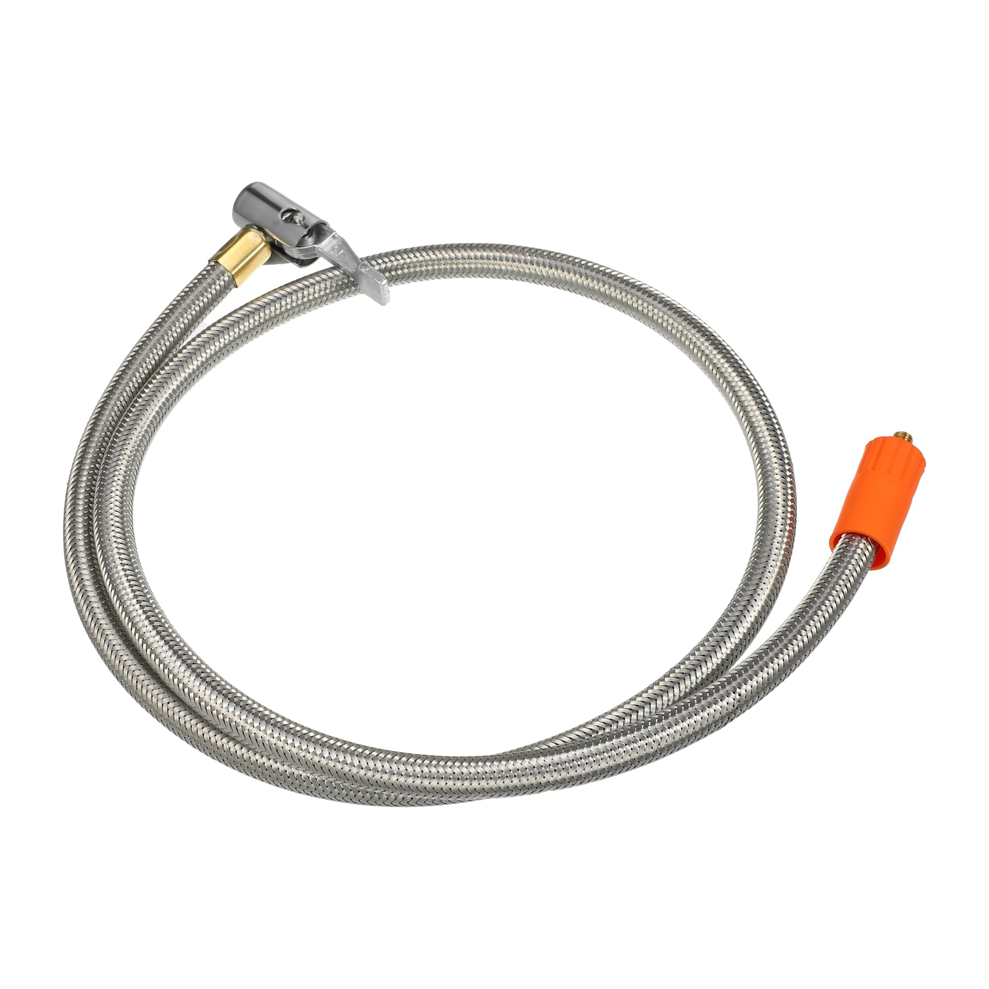 Amazon.com: X AUTOHAUX 1 Pcs 39.4" Flexible Tire Inflator Hose Adapter M6 Thread Size Air Chuck ...