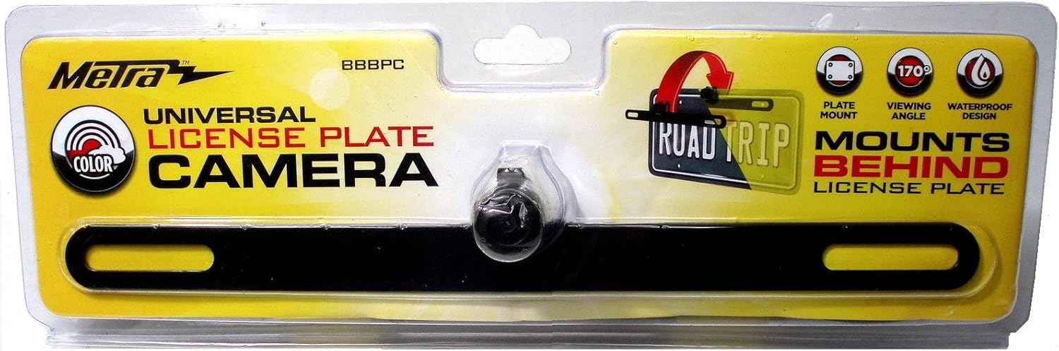 Metra - License Plate Back-Up Camera - Black : Amazon.ca: Electronics