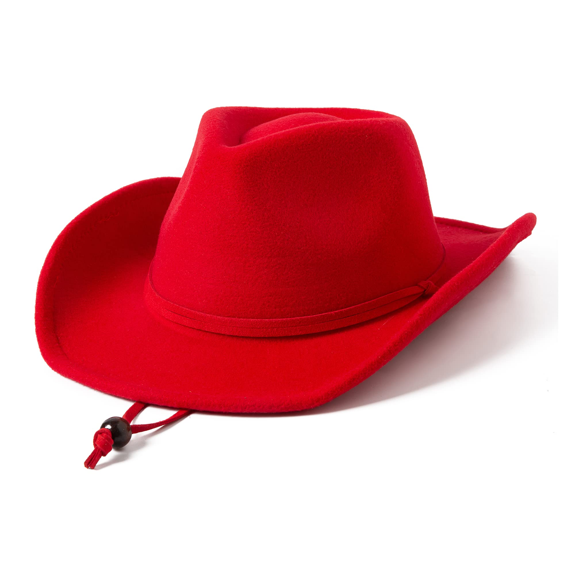 Snapklik.com : Lanzom Kids Girls Boys Retro Felt Wide Brim Western ...