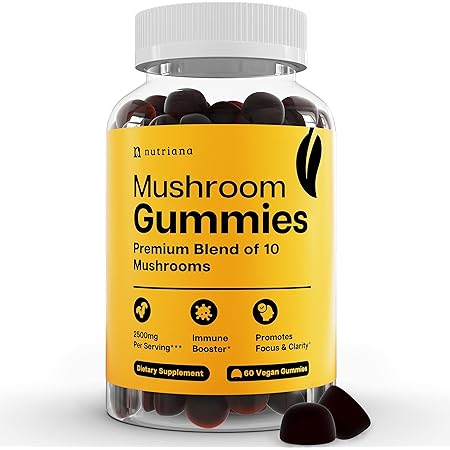 Amazon.com: World's First Mushroom Complex Gummies - 10x Mushroom ...