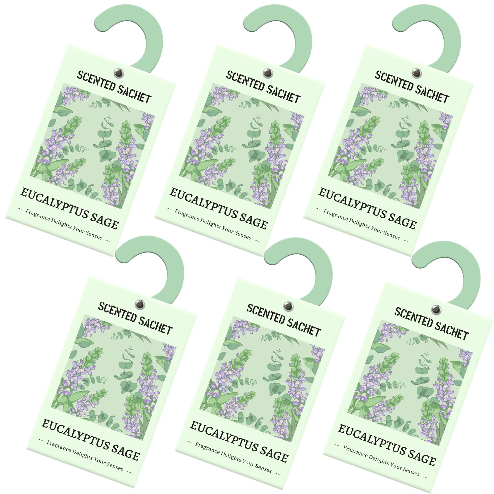Amazon.com: Eucalyptus Sage Scented Sachets for Drawer and Closet ...