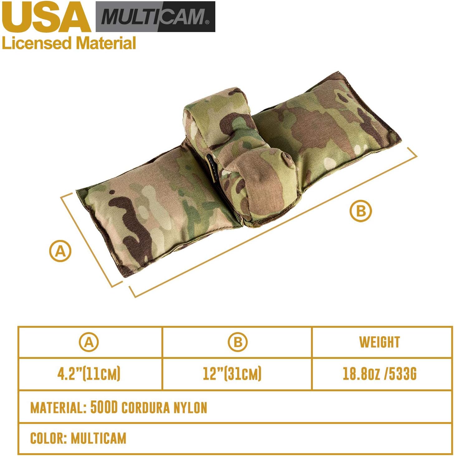 OneTigris Window Gun Rest Bag Filled Shooting Rifle Rest for Hunting ...