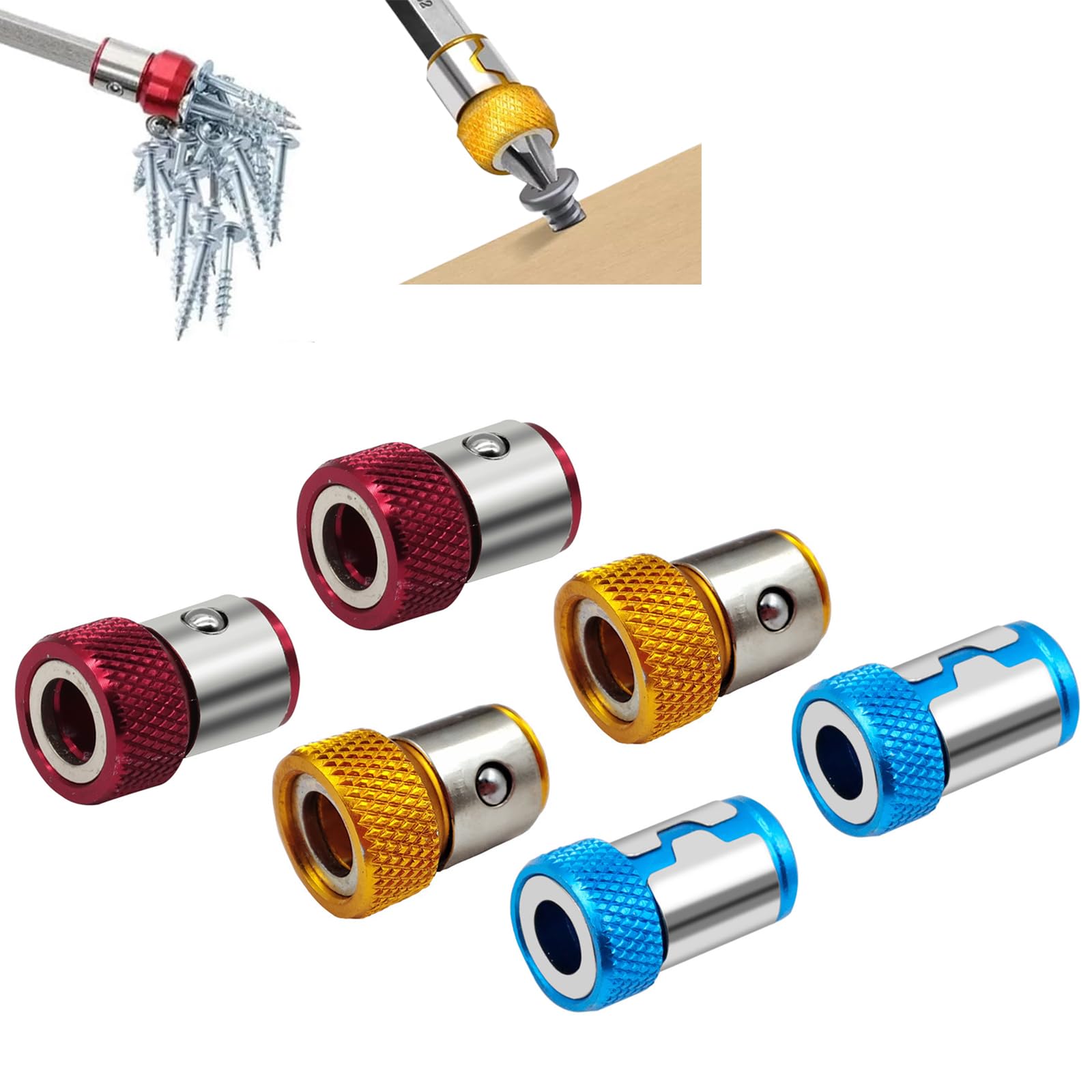 Amazon.com: Screwdriver Head Magnetic Ring,Universal Magnetic Screw ...