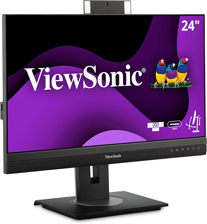 Amazon.com: ViewSonic VG2456V 24 Inch 1080p Video Conference Monitor ...