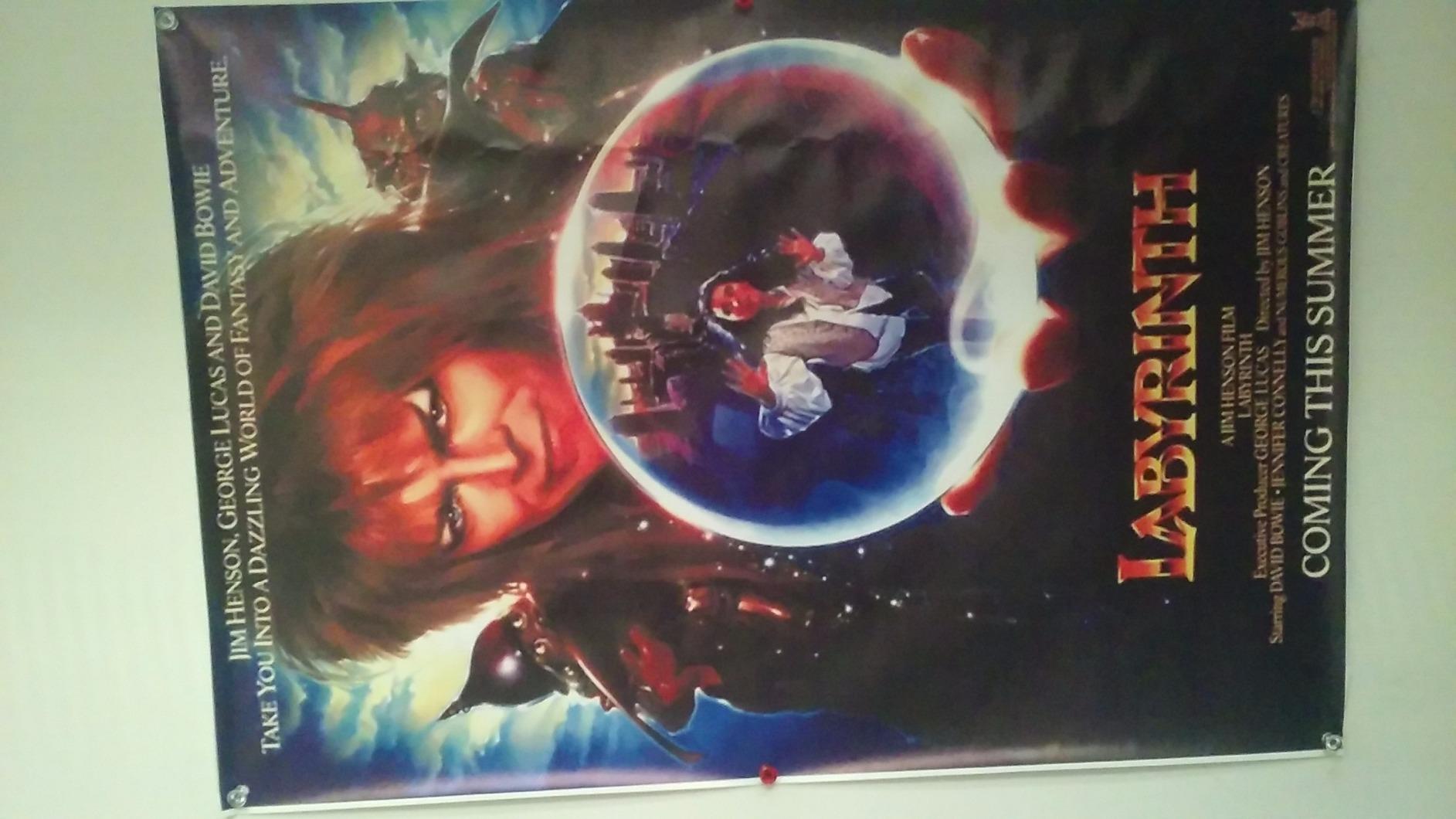 Amazon.com: Labyrinth Poster C 27x40 David Bowie Jennifer Connelly Toby ...