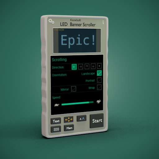 Aplicación LED Banner Scroller en Amazon Appstore