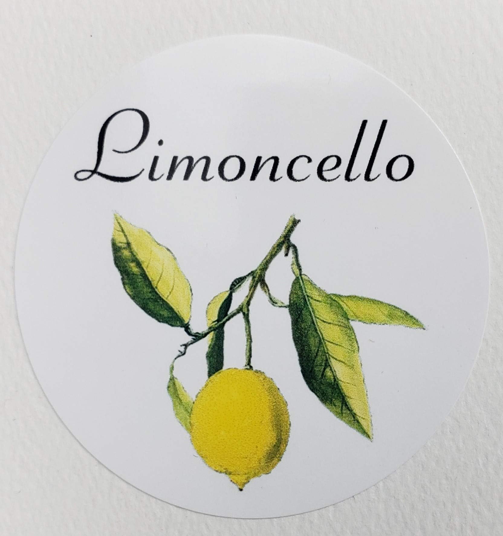 Amazon.com : PERSONALIZED LIMONCELLO LABELS - Cheerful Style Lemon with ...