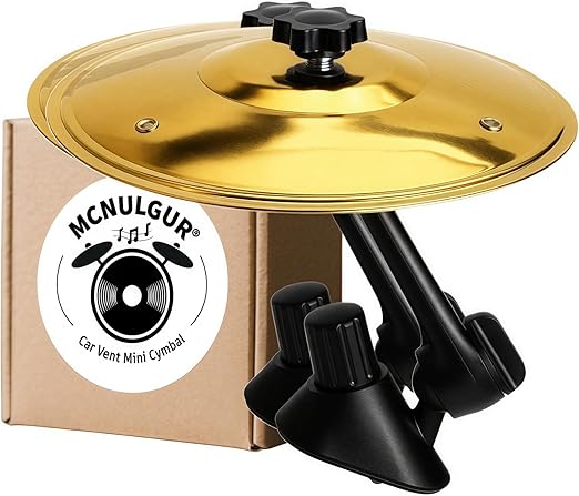 Amazon.com: 2 Pack Car Cymbal Air Vent Mounted, Golden – 14 cm Dia ...