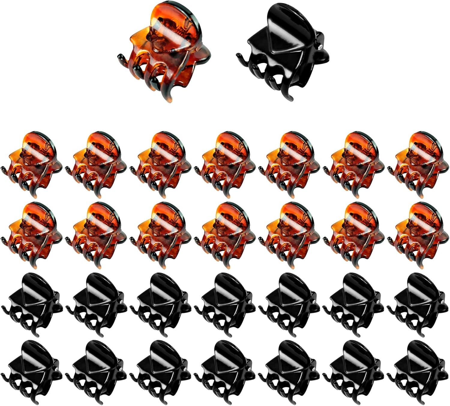 Hanyousheng Mini Claw Clips, 30pcs Mini Hair Claws, Small Hair Claw ...