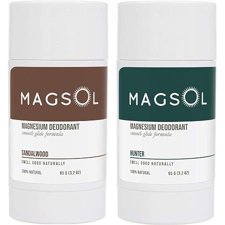 Amazon.com : MAGSOL Natural Deodorant for Men & Women - Mens Deodorant ...