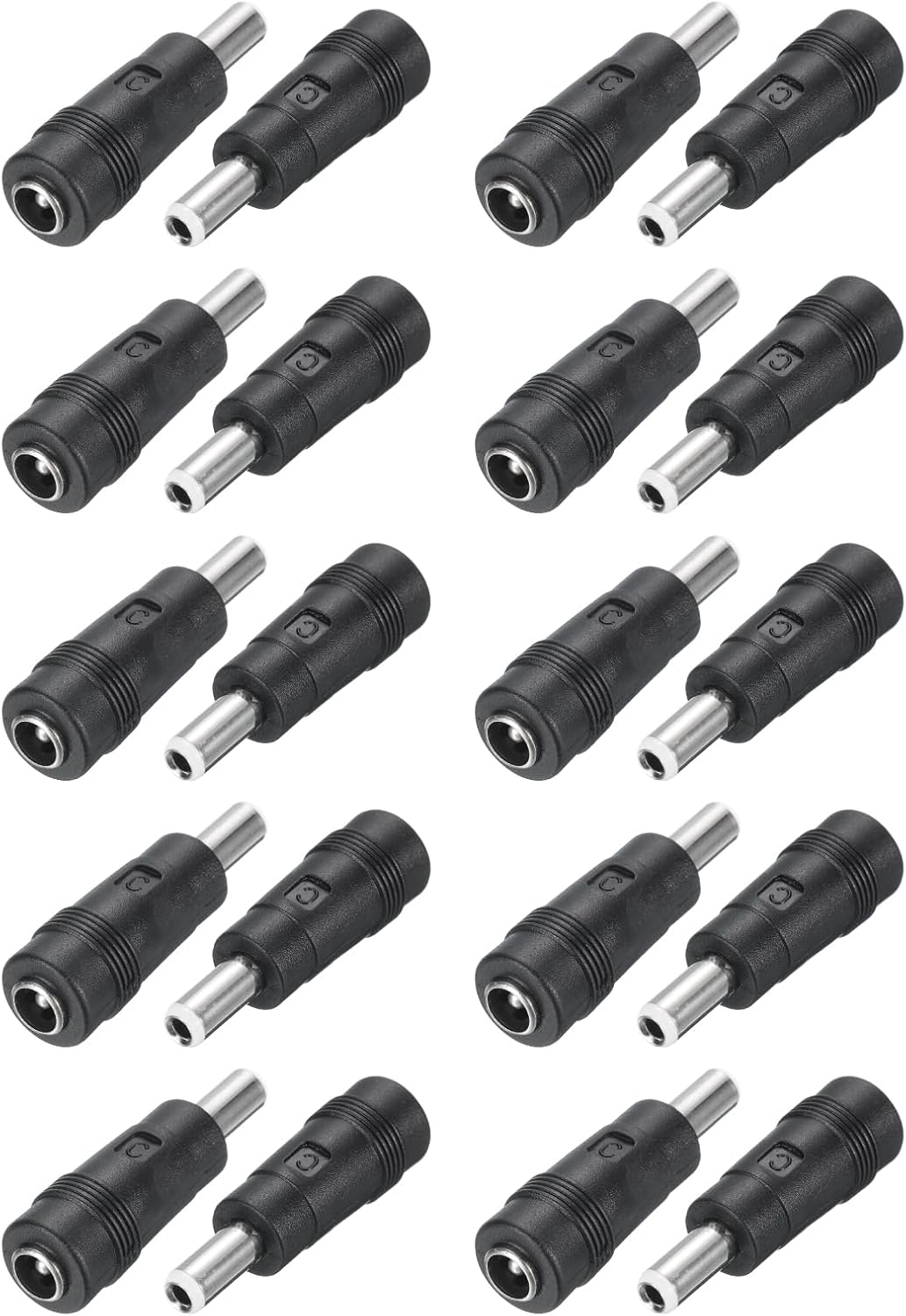 Amazon.com: uxcell DC Power Connector Adapter, 20 Pack 5.5x2.1mm Female ...