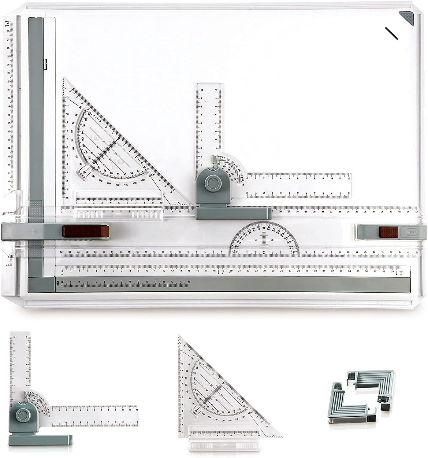 Beauenty A3 Drawing Board, Engineering Drawing Tool With Angle ...