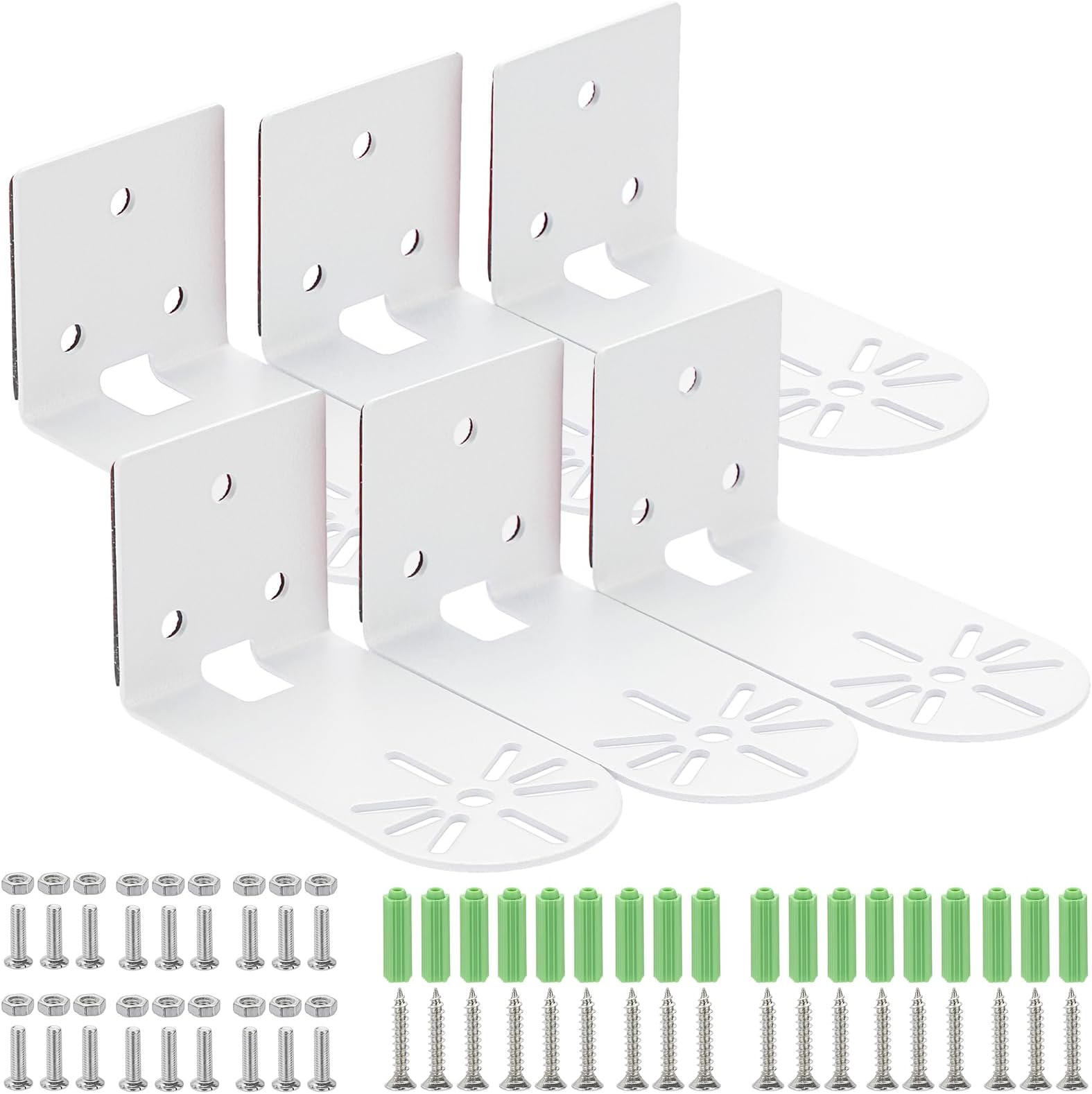 Amazon.com: Sumnacon 6PCS Wall Mount Camera Shelf- Metal Small Wall ...