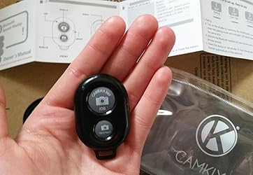 CamKix Wireless Bluetooth Camera Shutter Remote Control for Smartphones ...