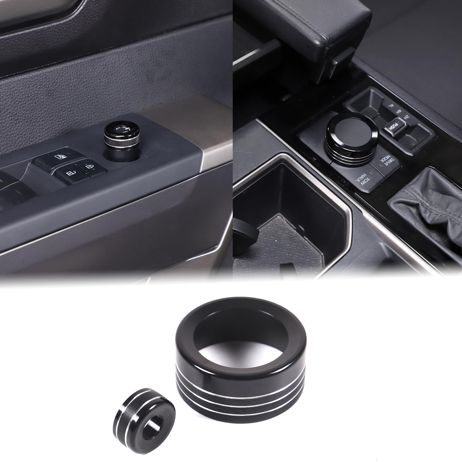 Amazon.com: Car Driving Mode Knob Ring Fit Toyot@a Tundra/Sequoia 2022 ...