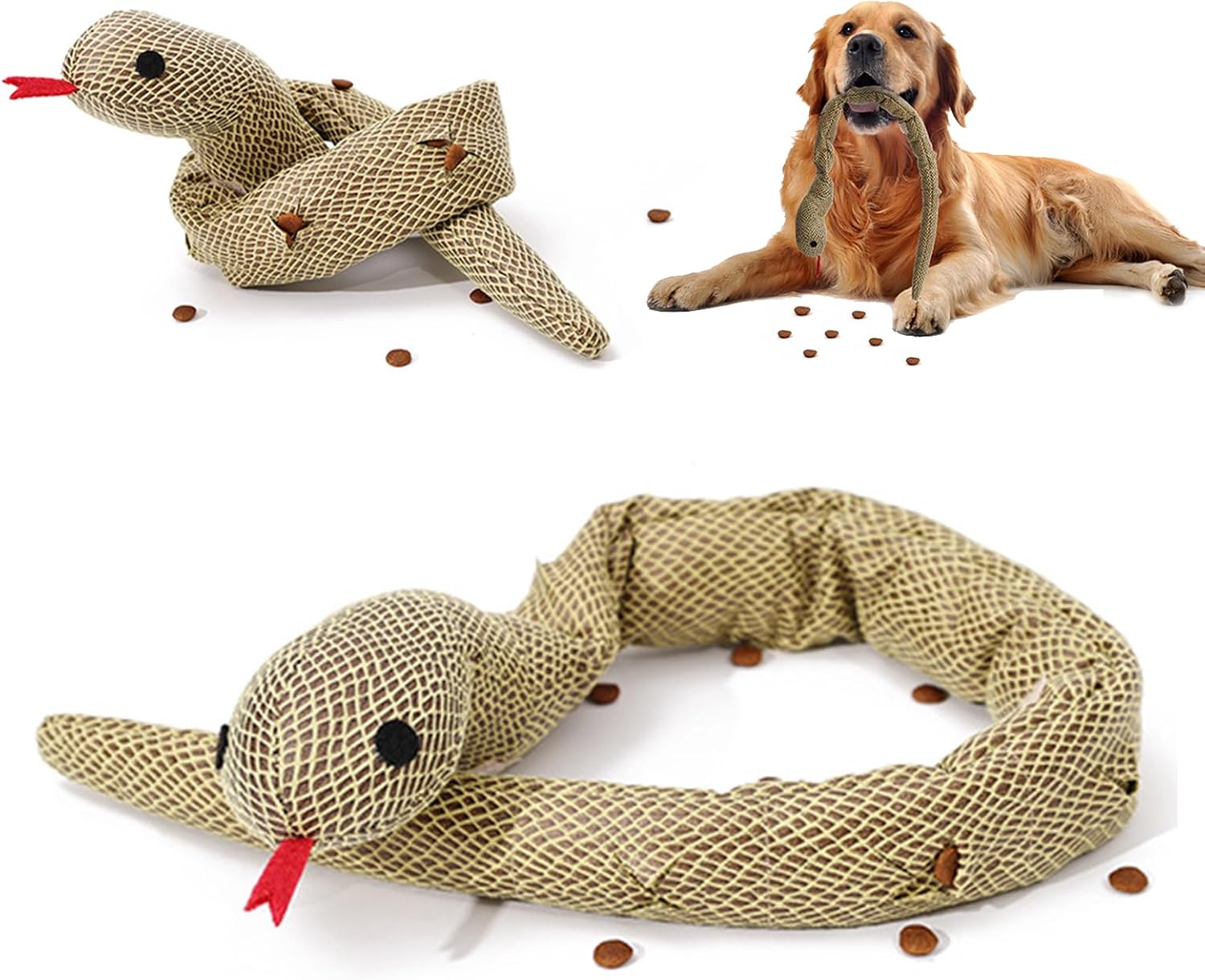 PLUSHCEWT Dog Snuffle Toy Dog Puzzle Toys for Boredom Dog Foraging Toy ...