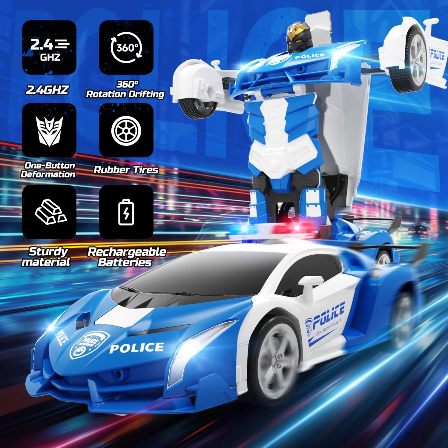 Transforming RC Car Spider Transform RC Car - 2.4GHz Remote Control ...