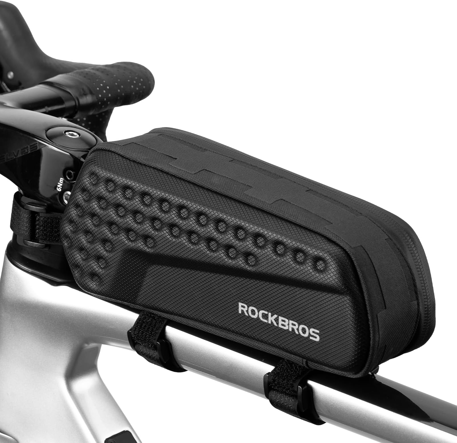 Amazon.com: ROCKBROS Top Tube Bike Bag Hard Shell Bike Frame Bag 1.1L Bike Tube Bag Classified ...