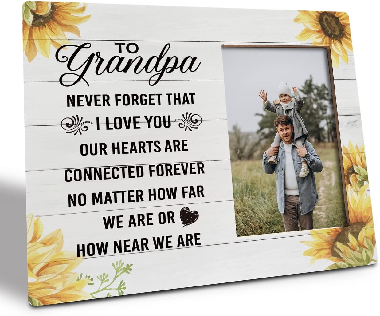 Amazon.com: Grandpa Gift Picture Plaque Décor, Never Forget that I Love ...