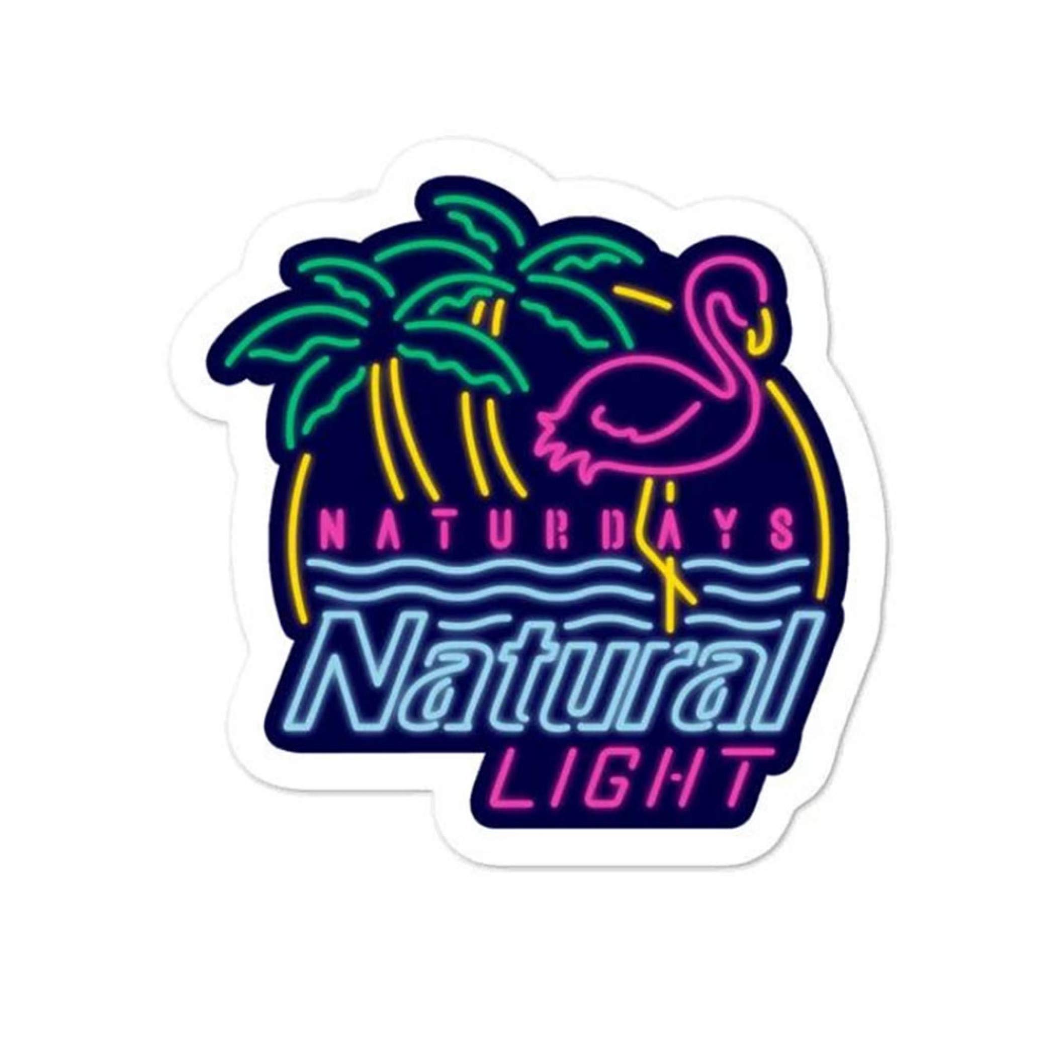 Natural Light Beer Logo Decals