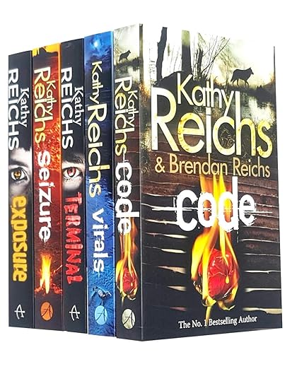 Kathy Reichs Virals Series 1-5 Collection 5 Books Set (Virals, Seizure ...