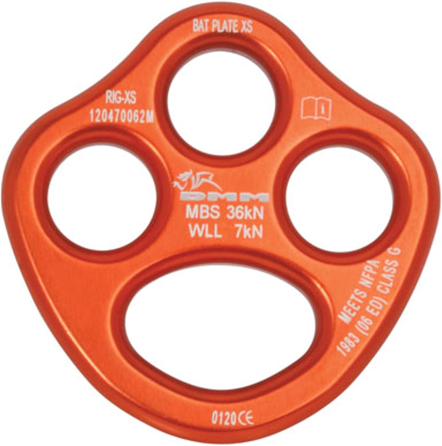 Amazon.com : DMM Rigging Bat Plate - Extra Small (XS) : Sports & Outdoors