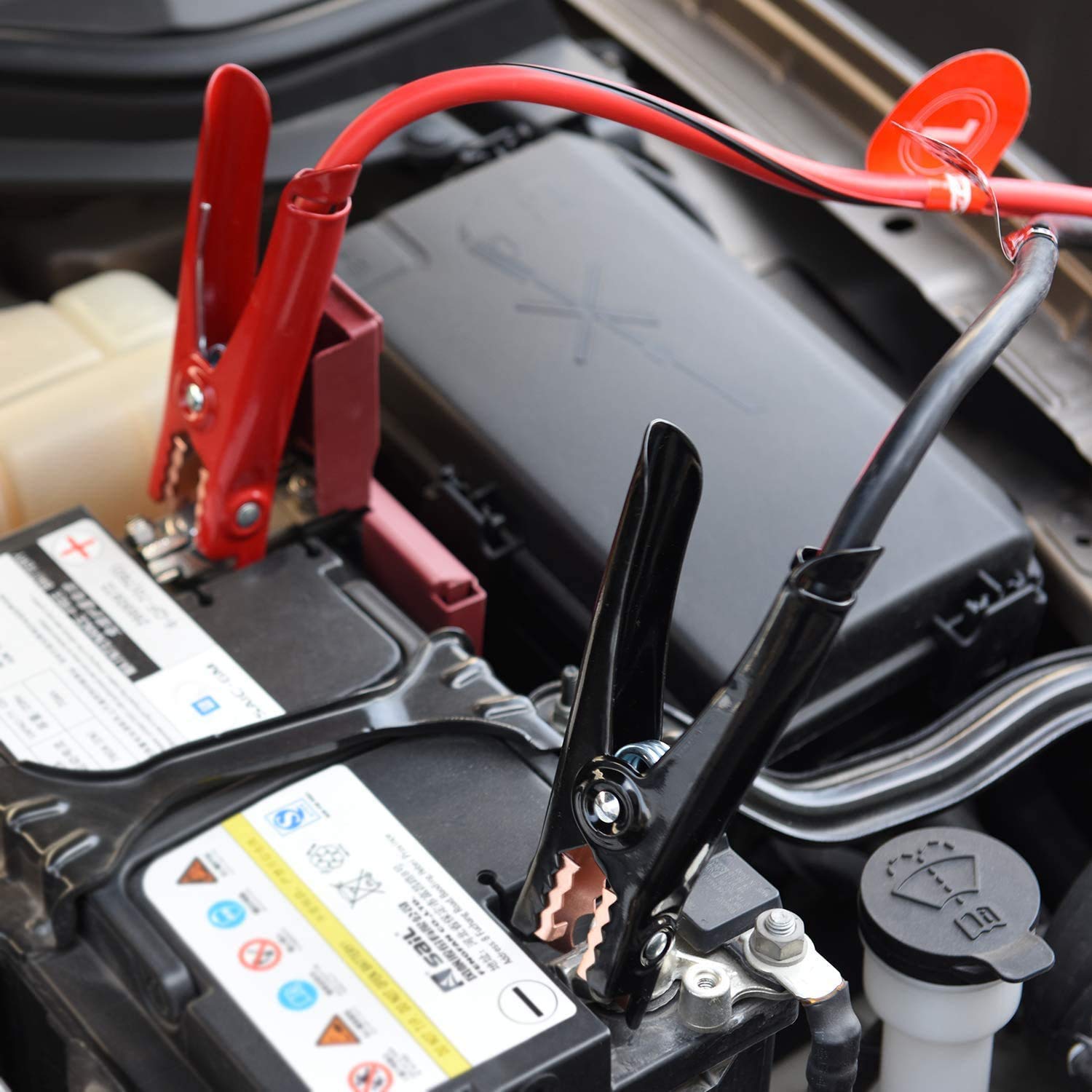 Snapklik.com : TOPDC 4 Gauge 25 Feet Jumper Cables For Car, SUV And ...