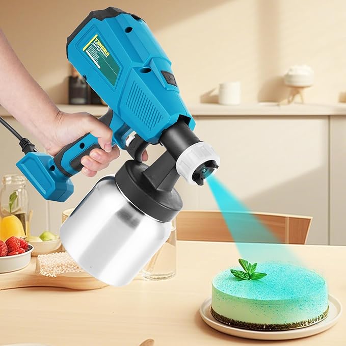 800W Professional Mousse & Chocolate Spray Gun - Electric Cake ...