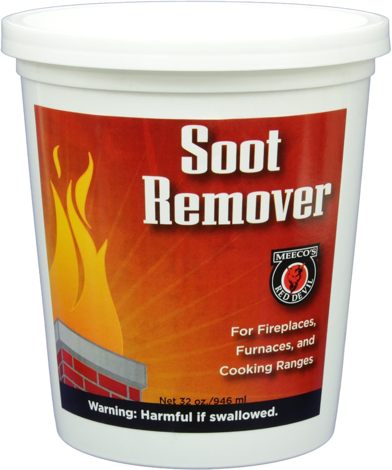 Amazon.com: MEECO'S RED DEVIL 32 oz Powdered Soot Remover : Home & Kitchen