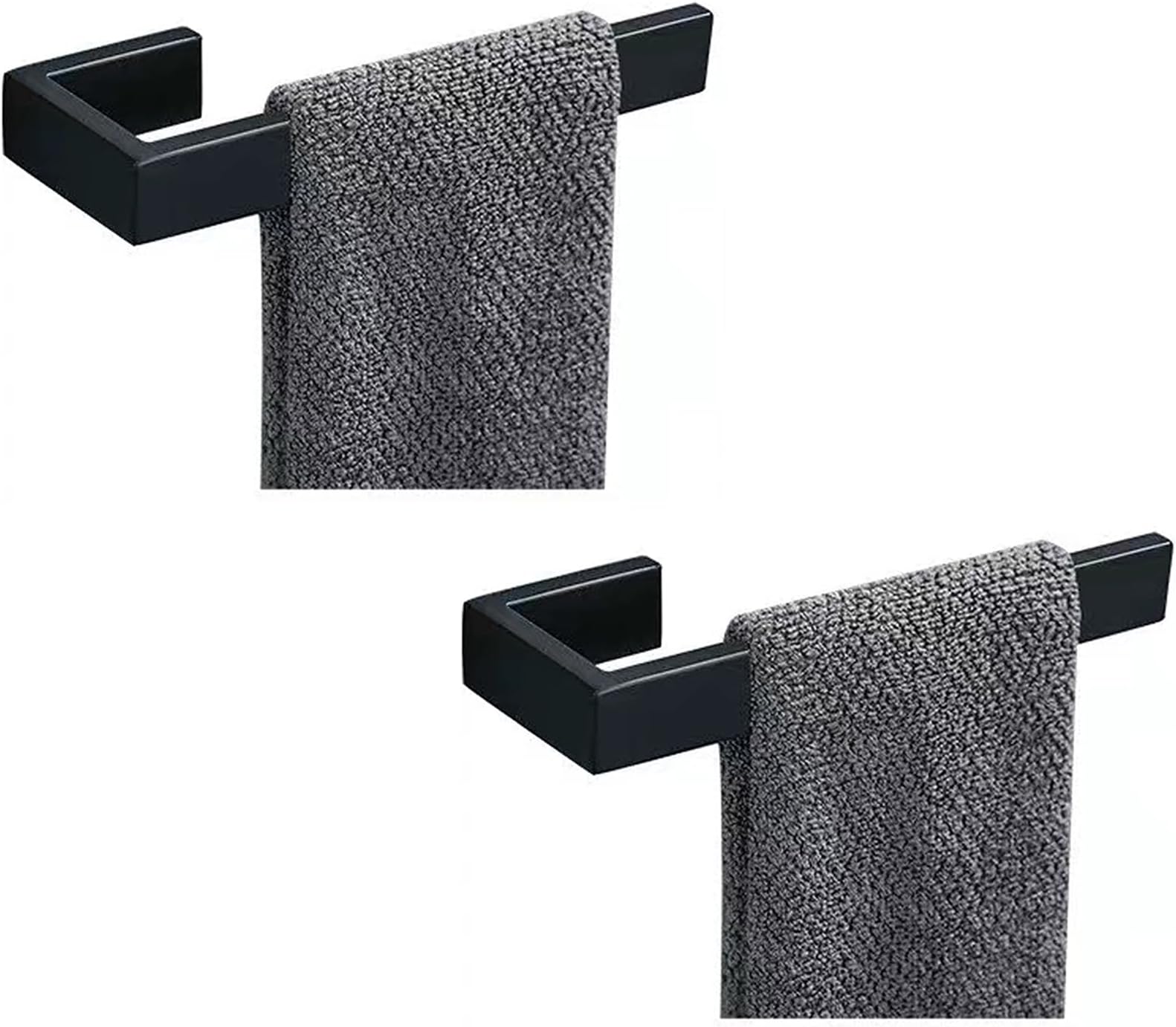 Amazon.com: JOPOFI 2-Piece Hand Towel Holder, Towel Ring - Thicken SUS ...
