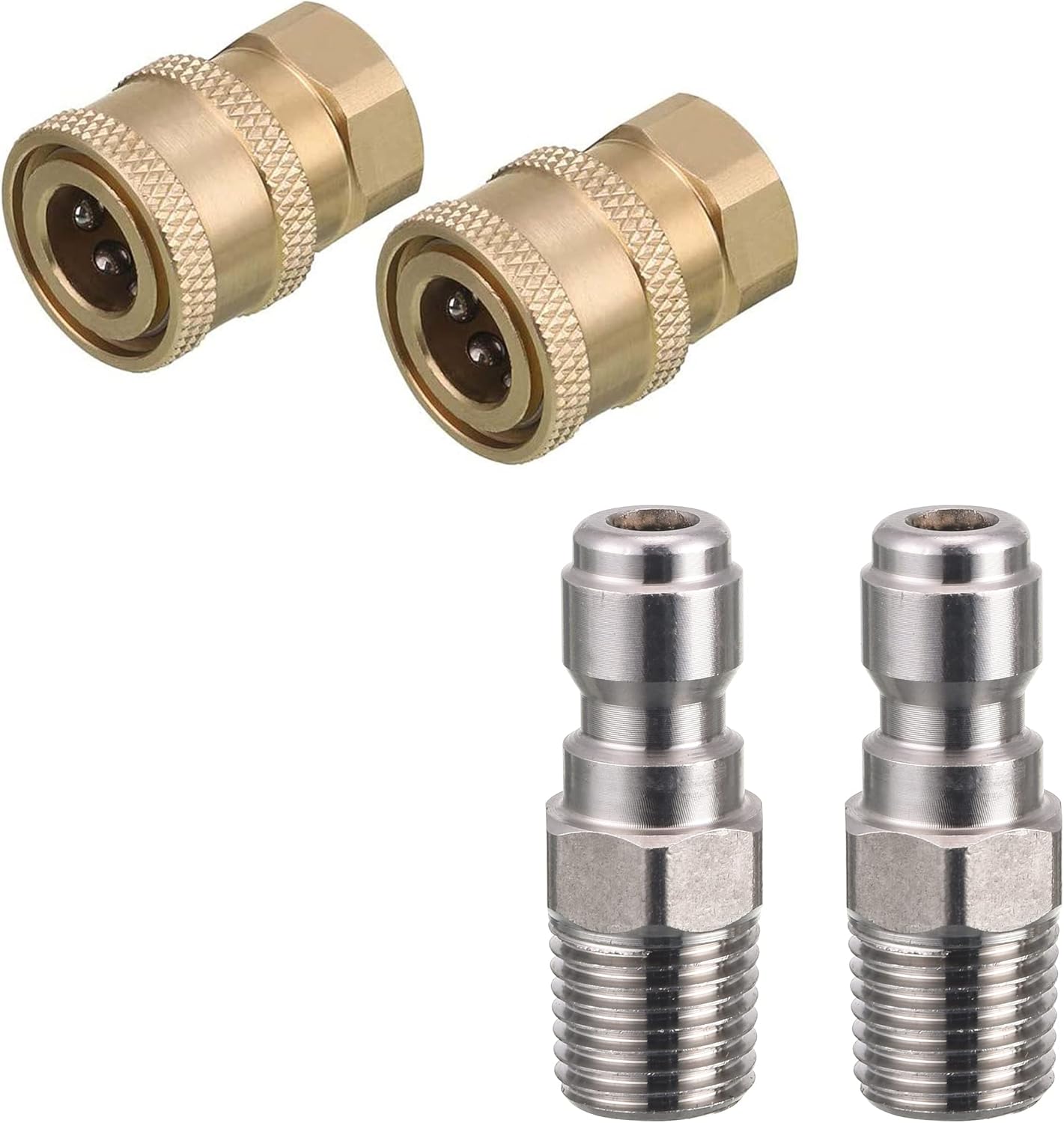 Amazon.com: RIDGE WASHER Pressure Washer Coupler, 1/4 Inch Quick ...