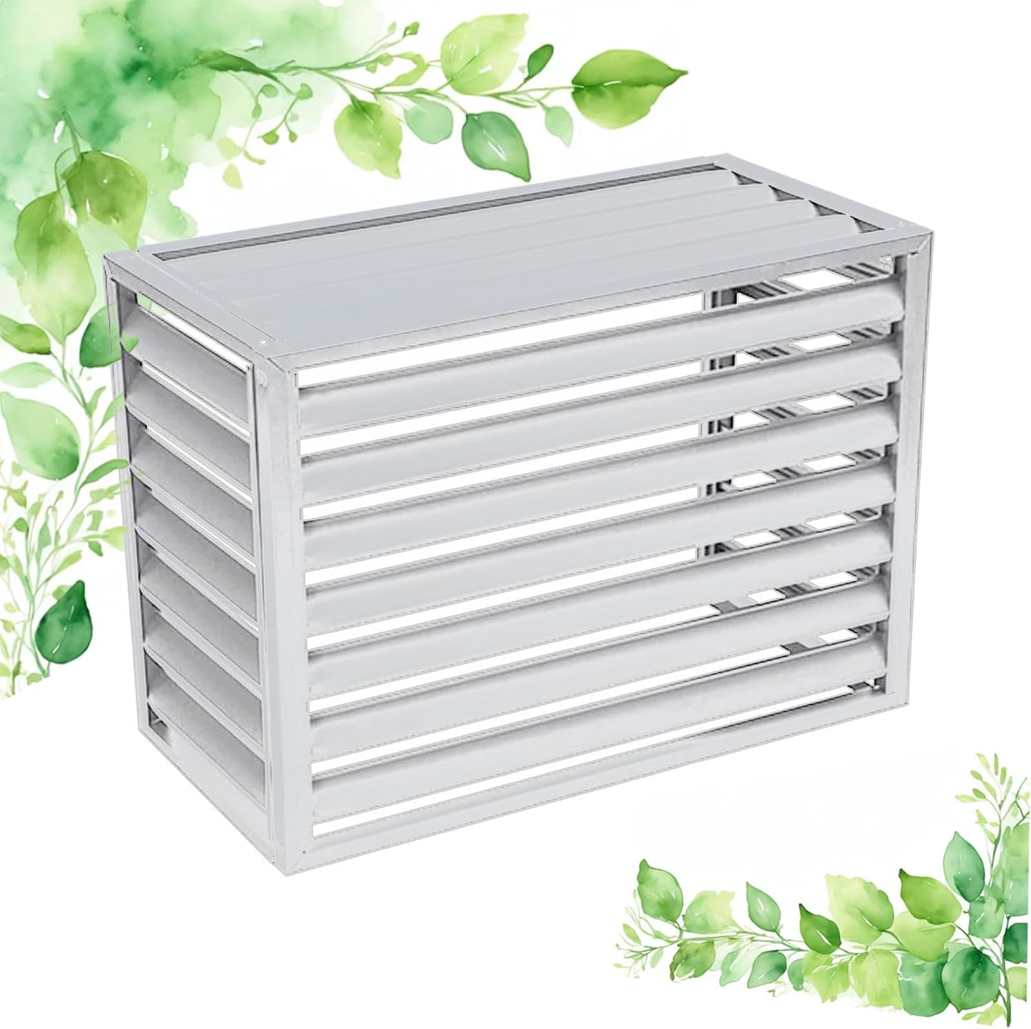 Unmjgybc aluminum air conditioning cover heat pump cover outdoor air ...