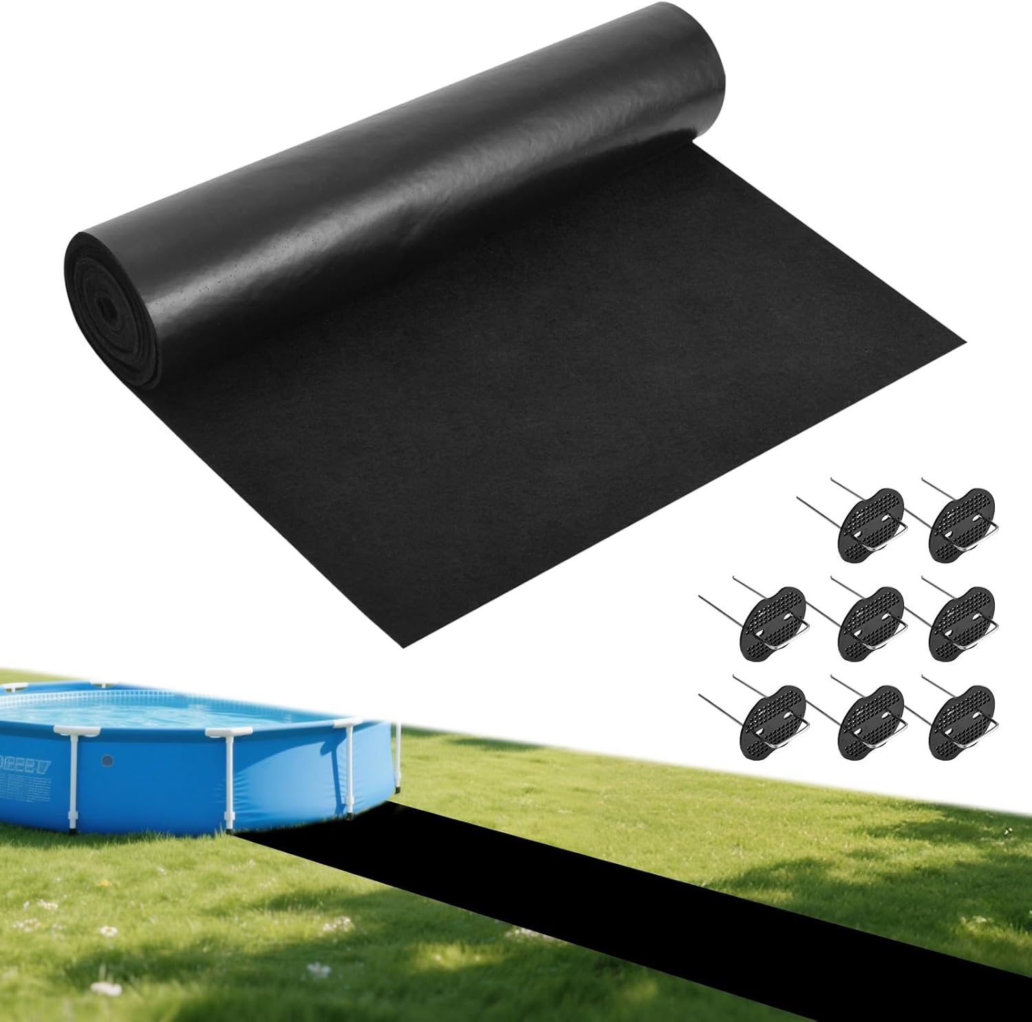 Amazon.com: CIEOVO Pools Floor Protector Pathways Mat, Absorbent Slip ...