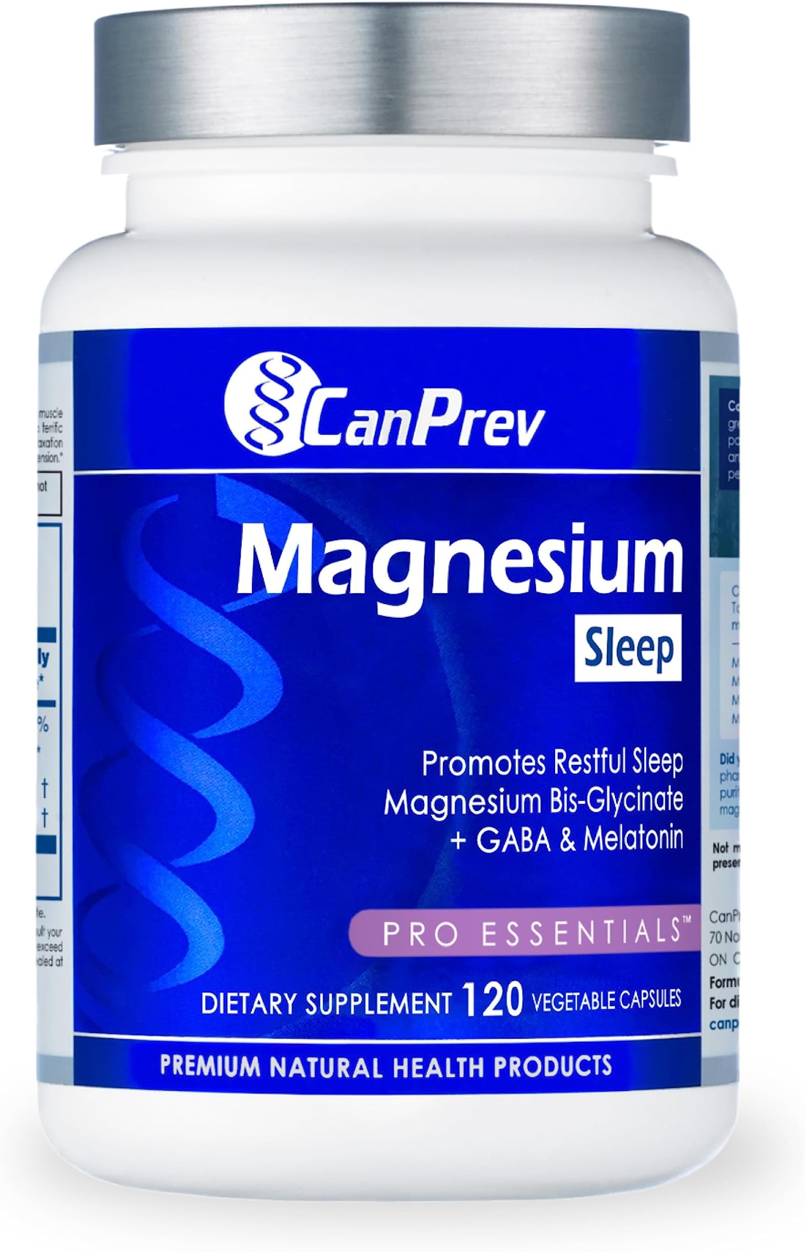 Amazon.com: CanPrev Magnesium Bisglycinate Chelated + GABA & Melatonin ...