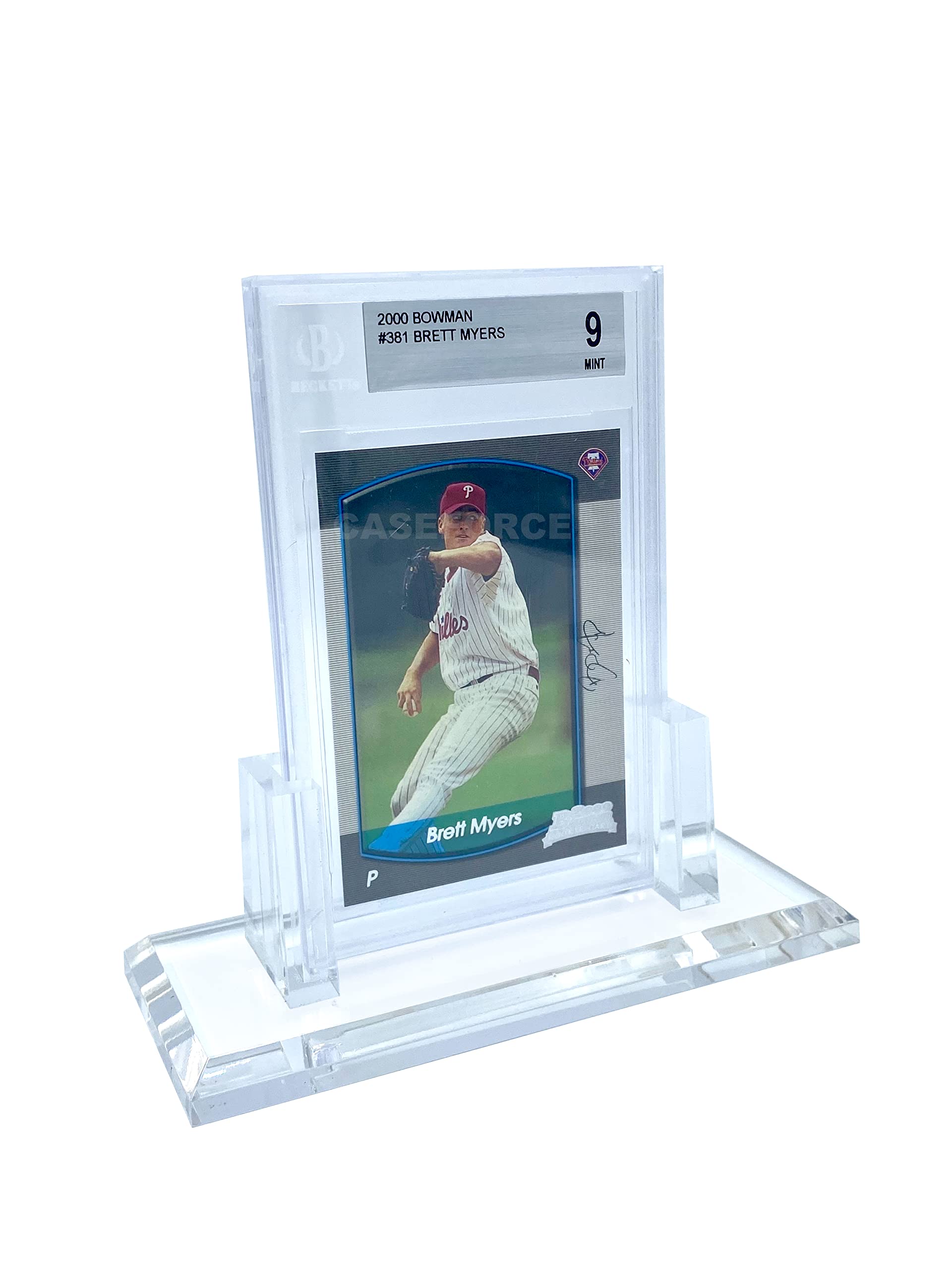 Amazon.com: Acrylic Display Stand for BGS (Beckett) Graded Card Slabs ...