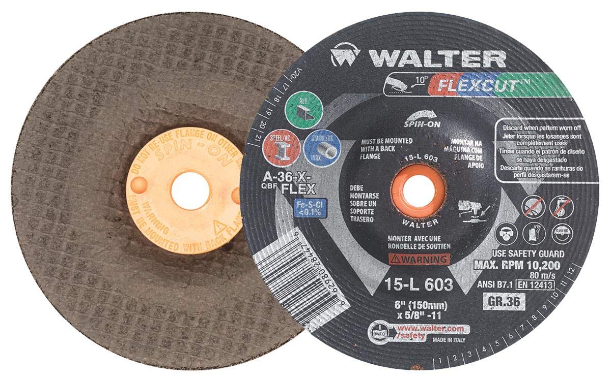 Amazon.com: Walter 15L603 FLEXCUT Flexible Grinding Wheel [Pack of 25 ...