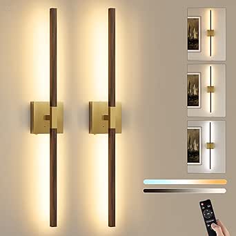 Rayogale 40 Inch Rechargeable Battery Operated Wall Sconce Set 2 ...