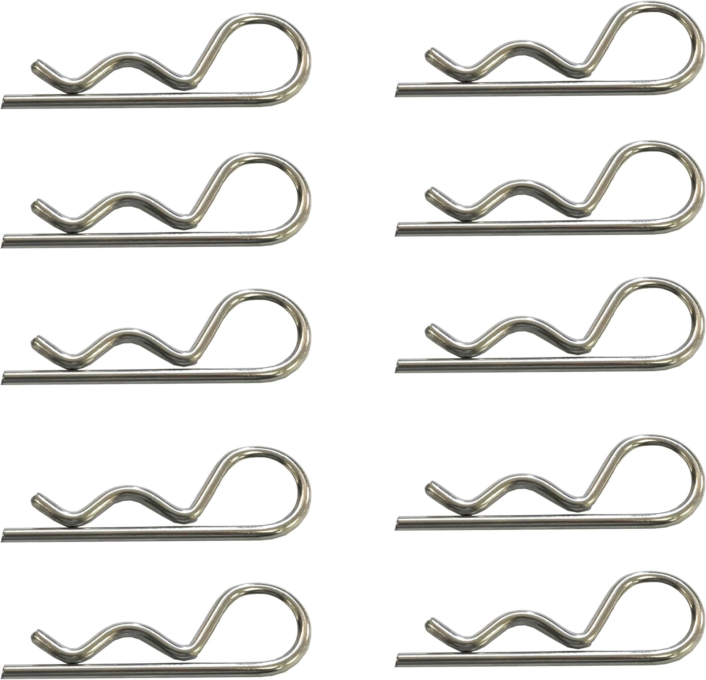 10Pcs Stainless Steel R-Clip Split Pin - Secure Shaft Retaining Beta ...