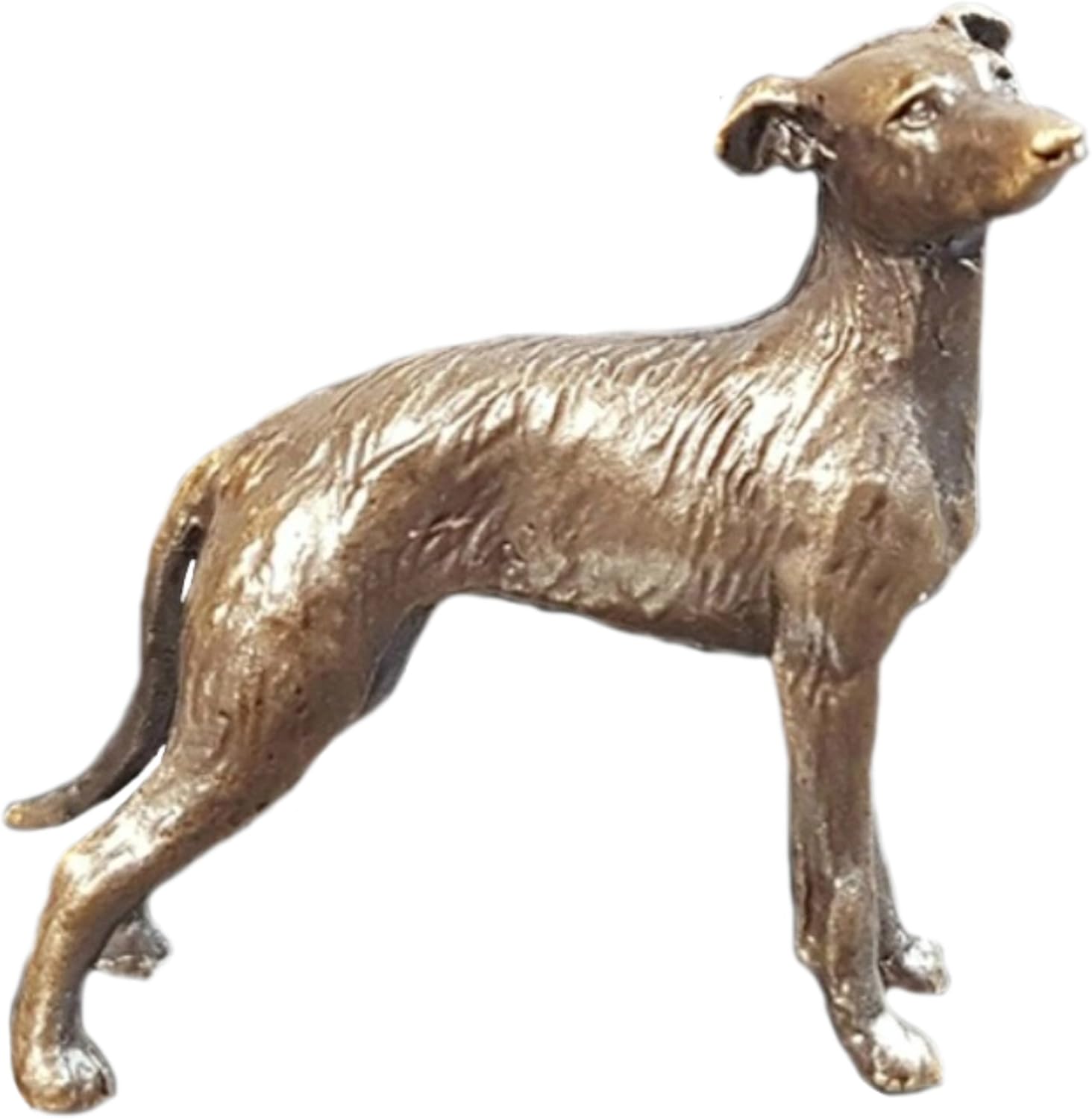 Marquise Jewellery Bronze Lurcher Dog - Bronze Miniature Figure ...