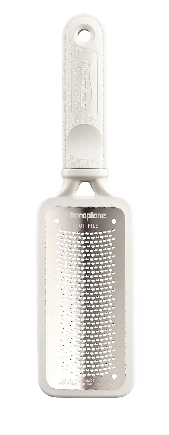 Amazon.com : Microplane Colossal Professional Foot File - White ...