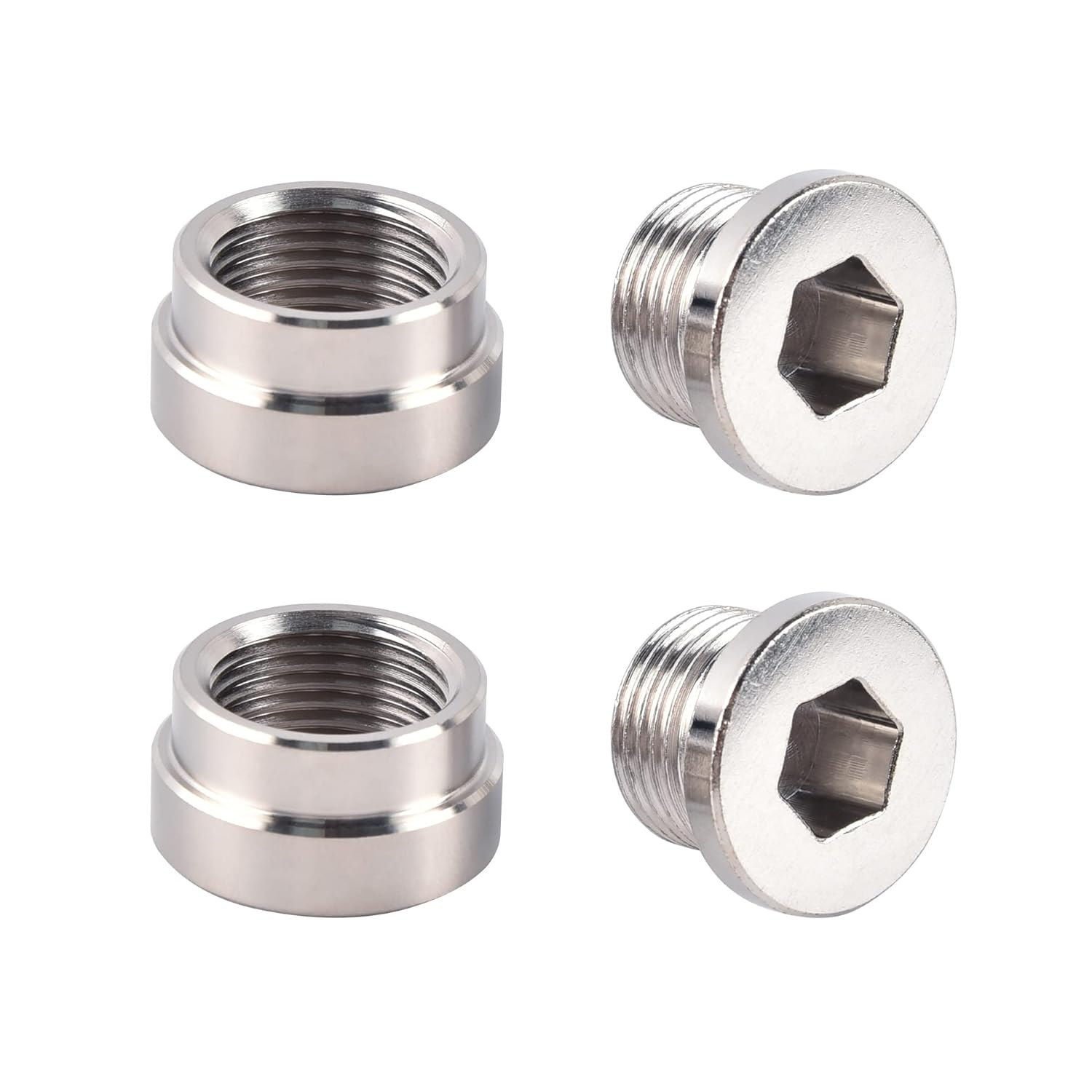 EVIL ENERGY O2 Sensor Bung Plug, M18 X 1.5 Oxygen Sensor Spacer Adapter ...